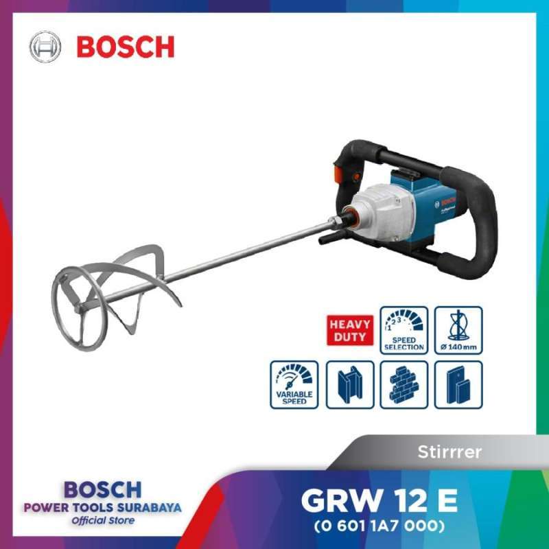 Jual Mesin Pengaduk Cat & Semen Bosch Grw 12 E Paint & Mud Mixer Di ...