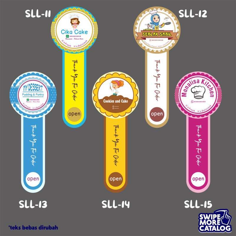 Jual Cetak Stiker Label Segel Botol Custom | Sticker Segel Toples Kue ...