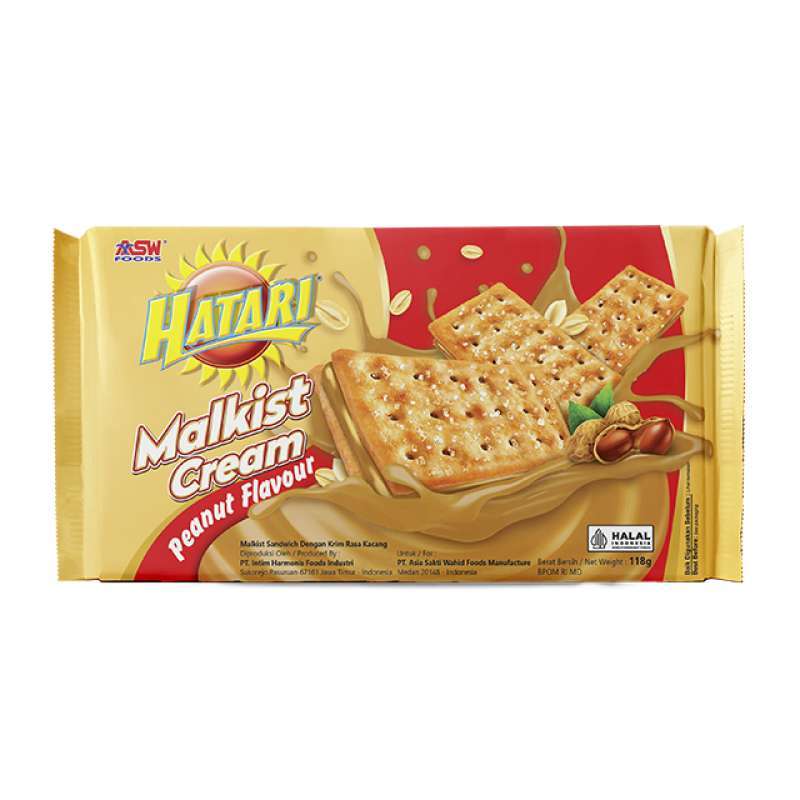 Promo Hatari Malkist Cream Peanut 118 Gr ( 1 Karton ) Diskon 7% Di ...