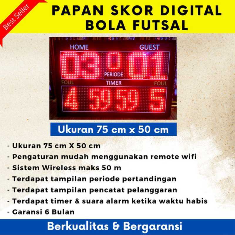 Promo Papan Skor Digital Futsal Running Text Diskon 23% di Seller aaron ...