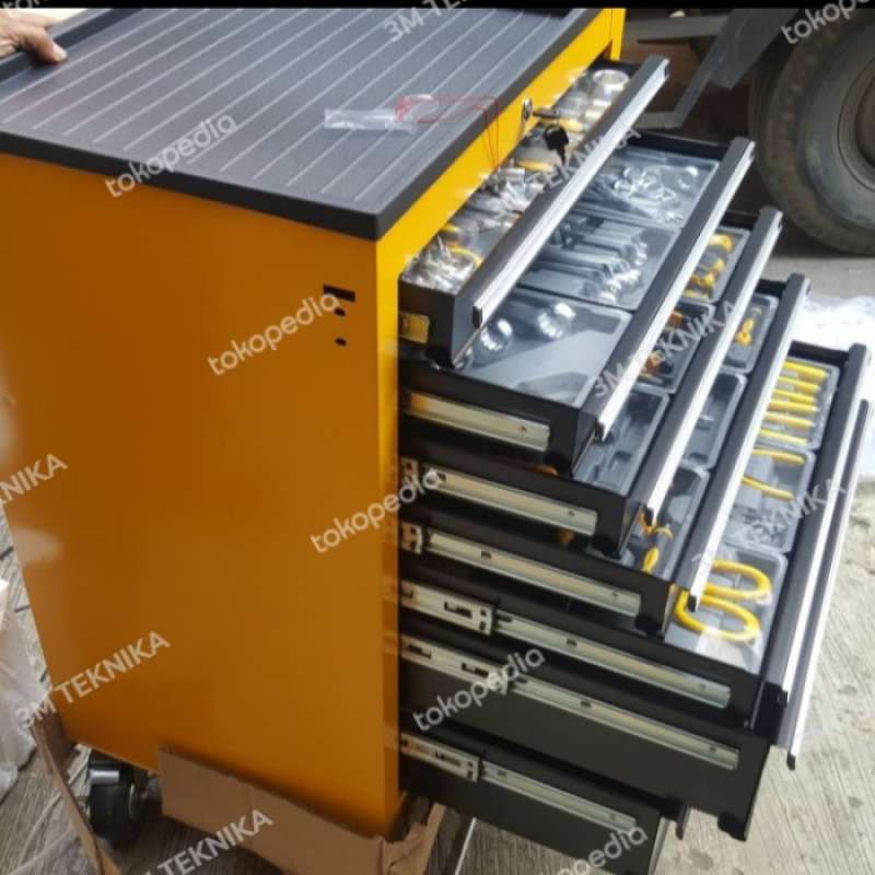 Promo Tool Kit Set 7 Laci Toolbox Kabinet 7 Susun Tools Box Lemari Trolley - Tokosepuluh10 ...