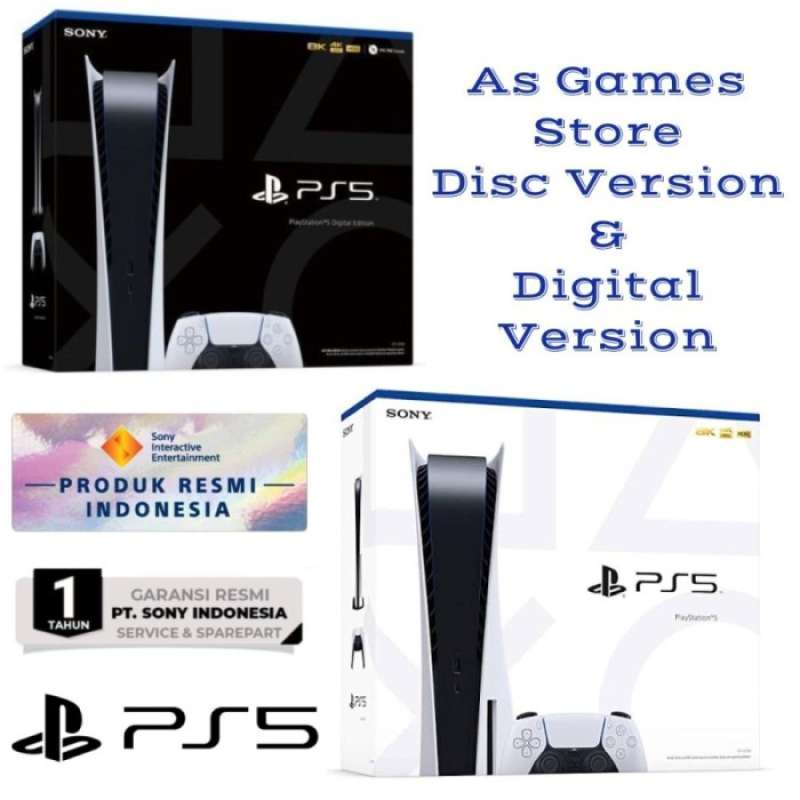 Promo PS5 PS 5 SONY PLAYSTATION 5 PLAY STATION 5 CONSOLE - MARKMARKET Diskon 50% di Seller ...