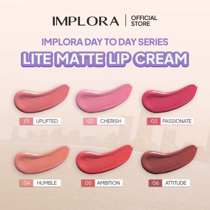 Promo Implora Day To Day Series Lite Matte Lip Cream - 04 Humble Diskon ...