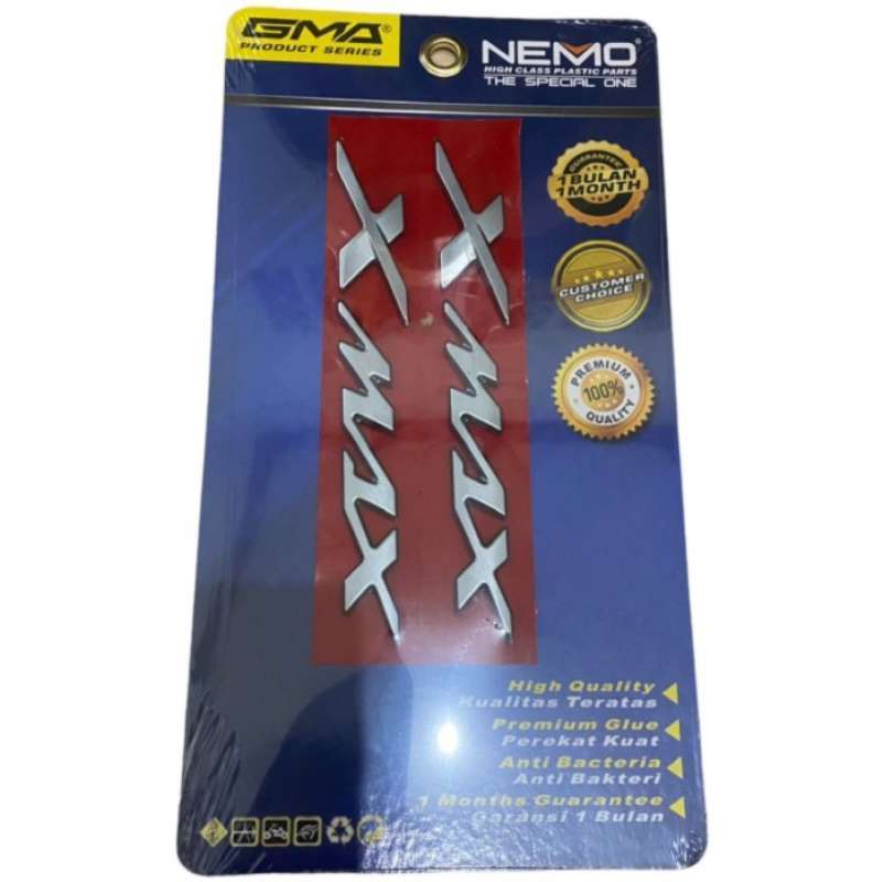 Promo STIKER EMBLEM XMAX CNC NEMO CUTTING STICKER LOGO PREMIUM QUALITY ...