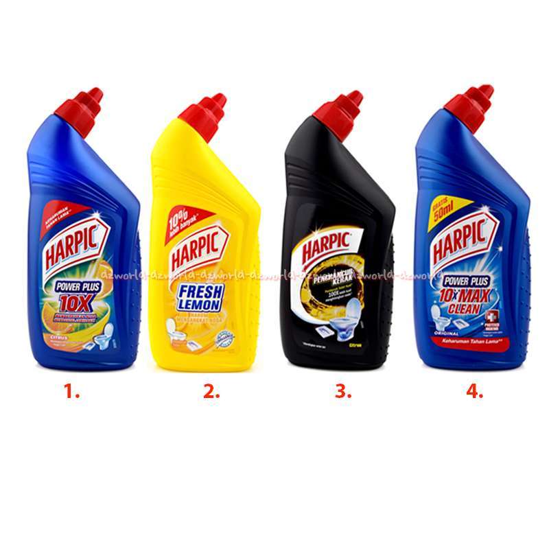 Jual Harpic 405ml Penghancur Kerak Fresh Lemon Power Plus 10x Max Clean ...