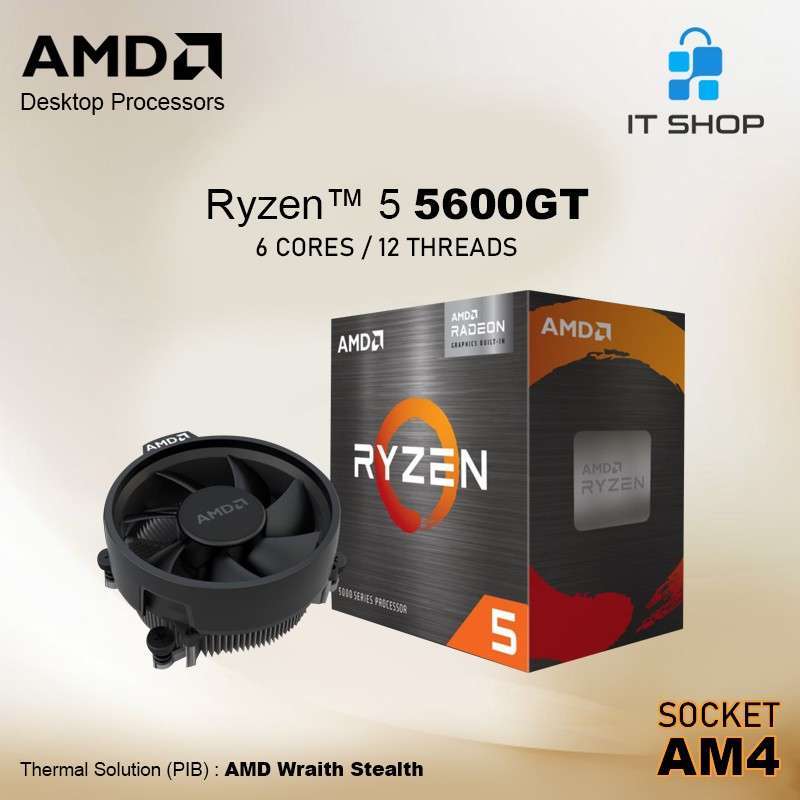 Jual Processor AMD AM4 Ryzen 5 5600GT Box di Seller IT Shop Official ...