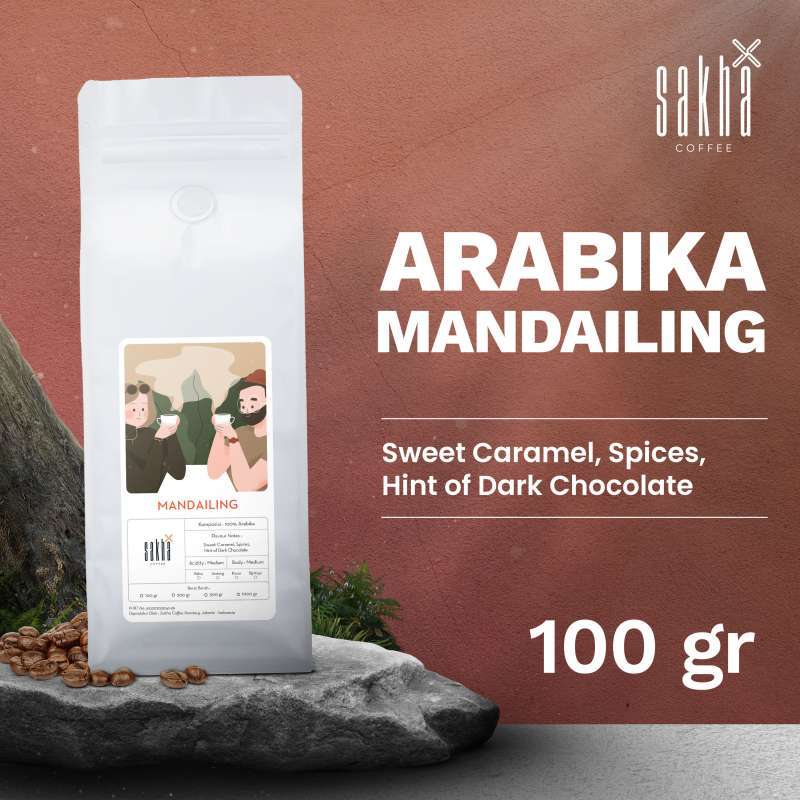 Promo Kopi Arabika Mandailing Mandheling Arabica Coffee Beans 100 Gram ...