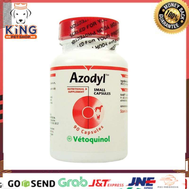 Promo Vetoquinol Azodyl - obat hewan sakit ginjal per Botol isi 90 ...