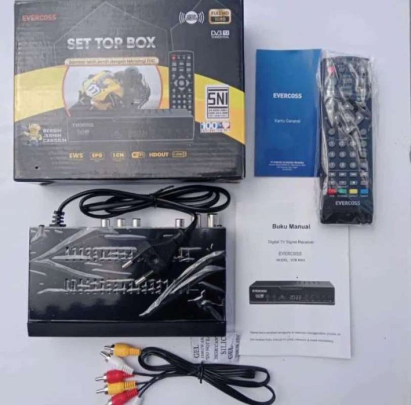 Promo Evercoss Set Top Box Stb Max Tv Digital Dvb T2 - Resmi Terbaik ...