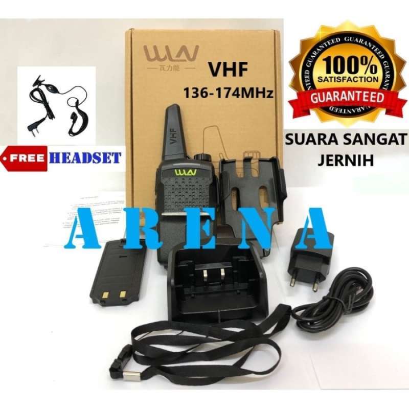 Promo Walkie Talkie Ht Wln Pro Two Way Vhf Radio Long Rangeberhologram ...