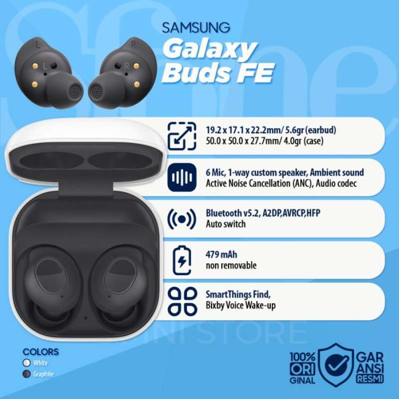 Promo Samsung Galaxy Buds FE Garansi Resmi Samsung Indonesia - Black ...