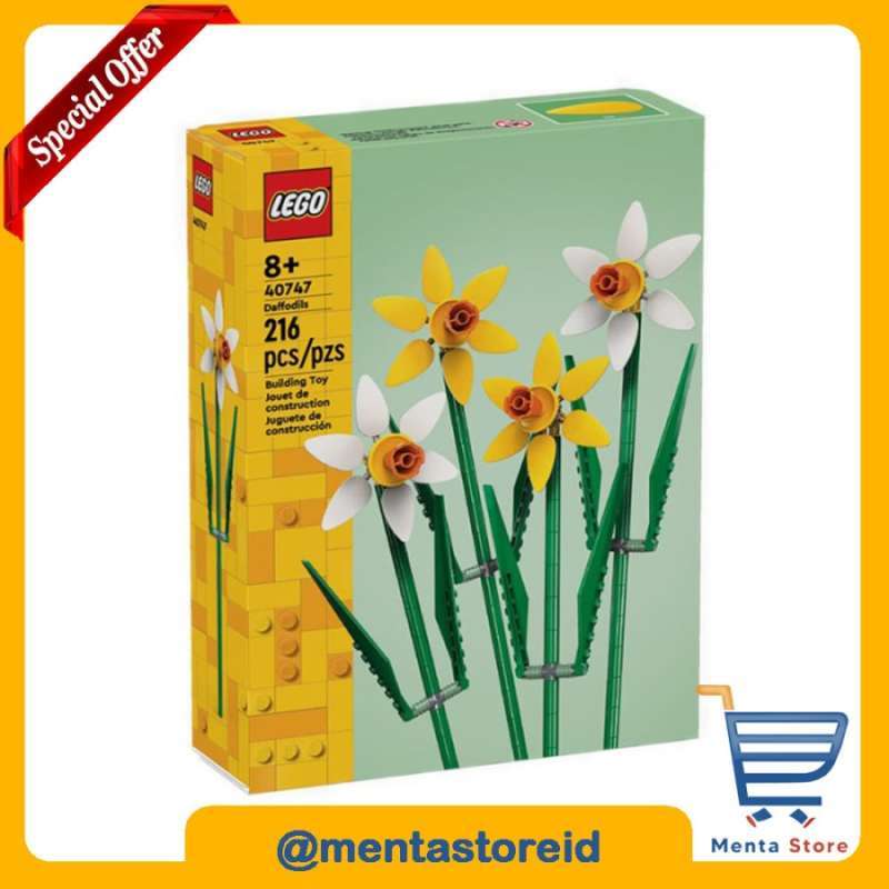 Promo Lego Iconic 40747 Daffodils Diskon 23% Di Seller Menta Toys ...