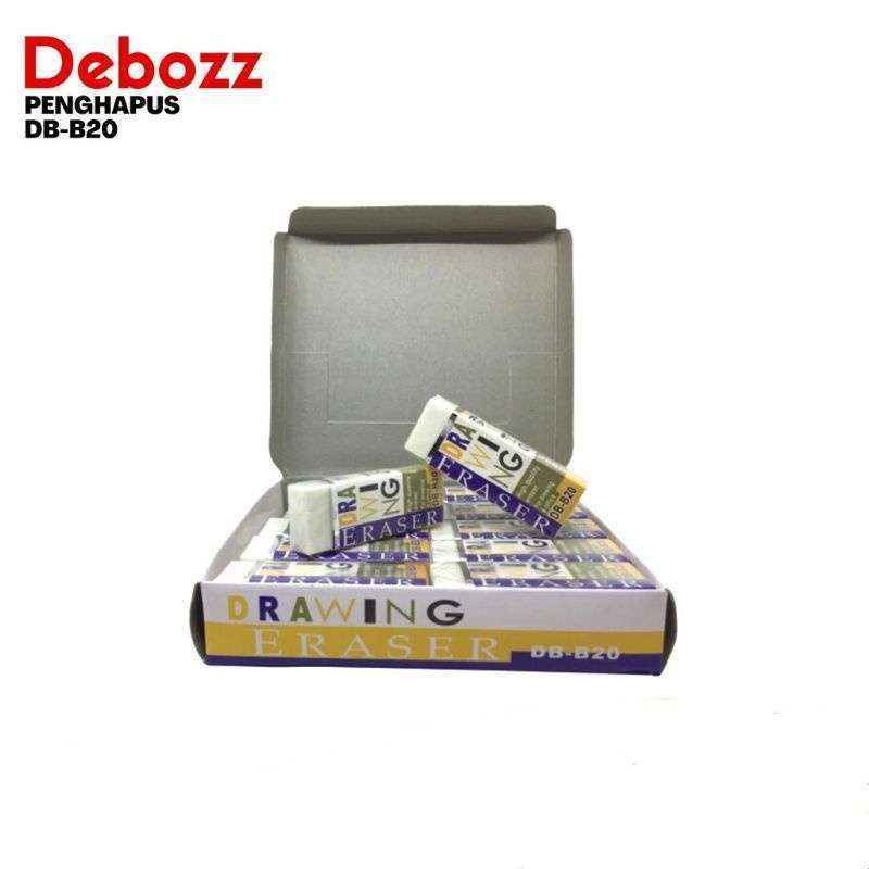 Jual Stip/ Penghapus/ Eraser Debozz Besar DBH-20H Hitam/ Putih DB-B20 - Putih di Seller jumon ...