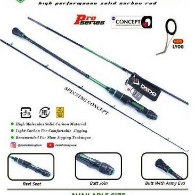 Promo SALE JORAN DAIDO GREEN HELL PRO SERIES SPINNING OVERHEAD BC 662 ...