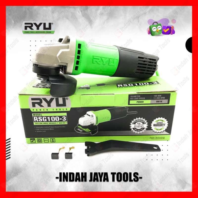 Promo RYU RSG 100-3 Mesin Gerinda Tangan 4 inch - Angle Disc Grinder ...
