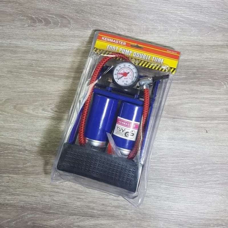 Promo Mb- Kenmaster Pompa Angin Kaki Injak 2 Tabung Foot Pump Double ...
