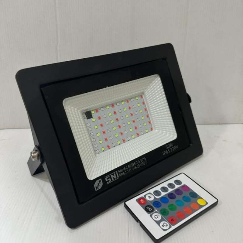 Promo LAMPU SOROT TEMBAK LED 100W 100 WATT RGB WARNA WARNI -POROSWONDERLAND - 50W RGB JKL Diskon ...