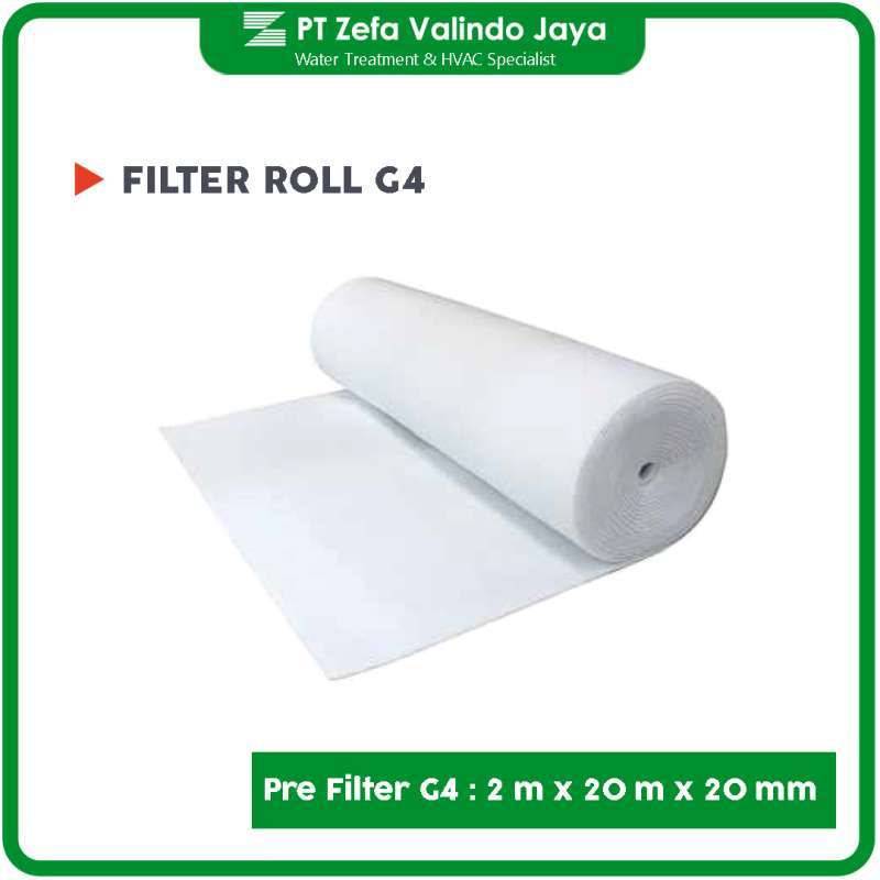 Jual Filter Roll G4 2 m x 20 m x 20 mm | Pre Filter Udara AHU HVAC di Seller zefatech - Pusaka ...