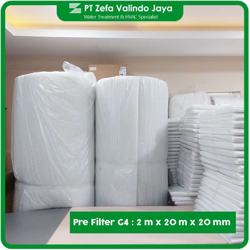 Jual Filter Roll G4 2 m x 20 m x 20 mm | Pre Filter Udara AHU HVAC di ...