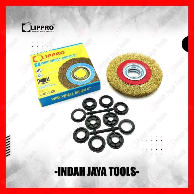 Promo Lippro Sikat Kawat Piring Gerinda Duduk 6 Inch - Circular Wire Brush Diskon 1% Di Seller ...