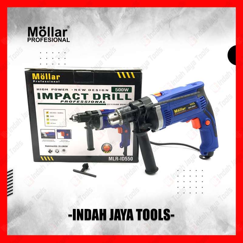 Jual MOLLAR ID550 Mesin Bor Listrik 13 mm Besi Beton Tembok Impact ...