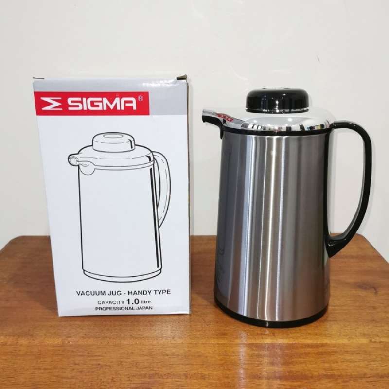 Promo TERMOS THERMOS AIR PANAS DINGIN PENCET POMPA VACUUM JUG STAINLESS ...