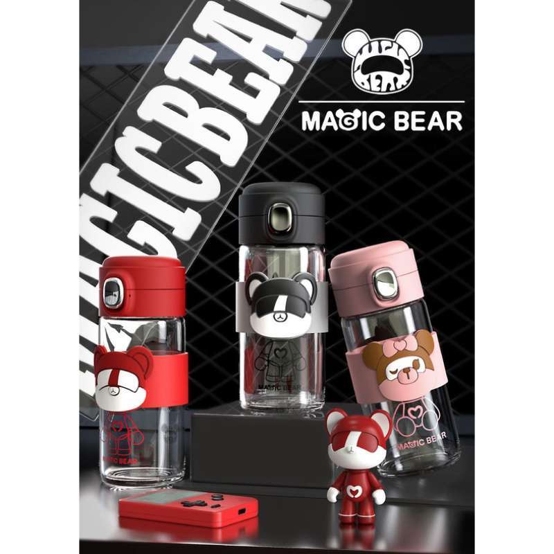 Promo Botol Minum Bahan Plastik Dengan Saringan Filter Teh Anti Tumpah ...