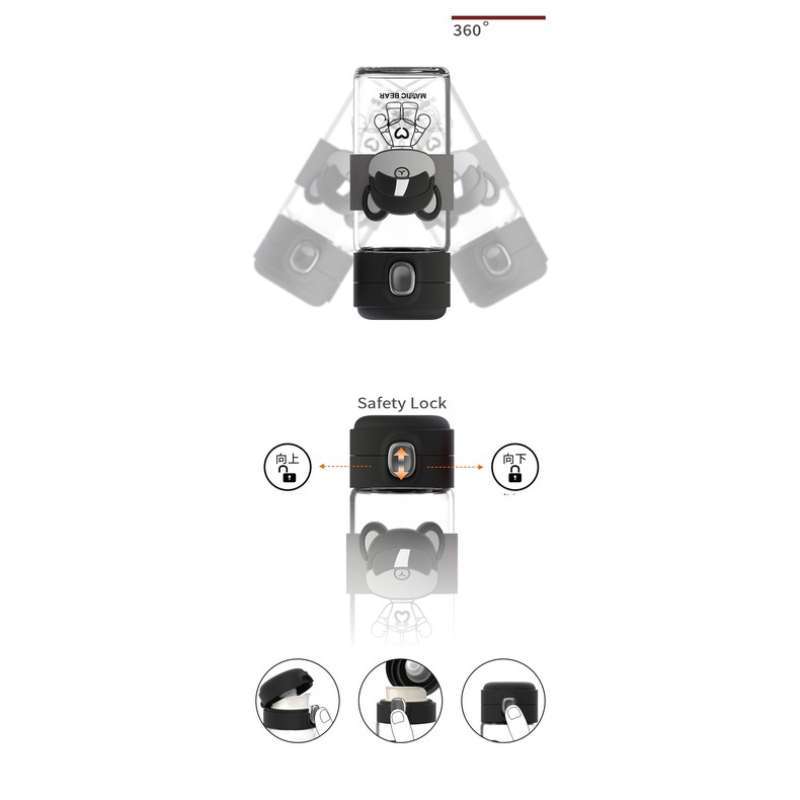 Promo Botol Minum Bahan Plastik Dengan Saringan Filter Teh Anti Tumpah ...