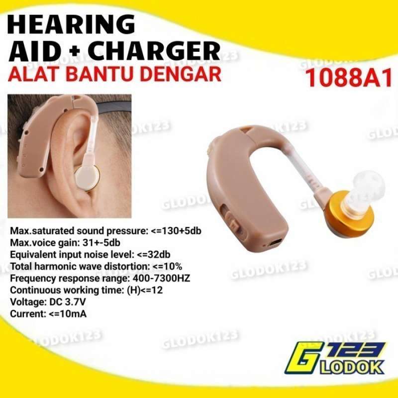 Promo Alat Bantu Dengar Hearing Aid Cas Usb Charge Pengeras Suara