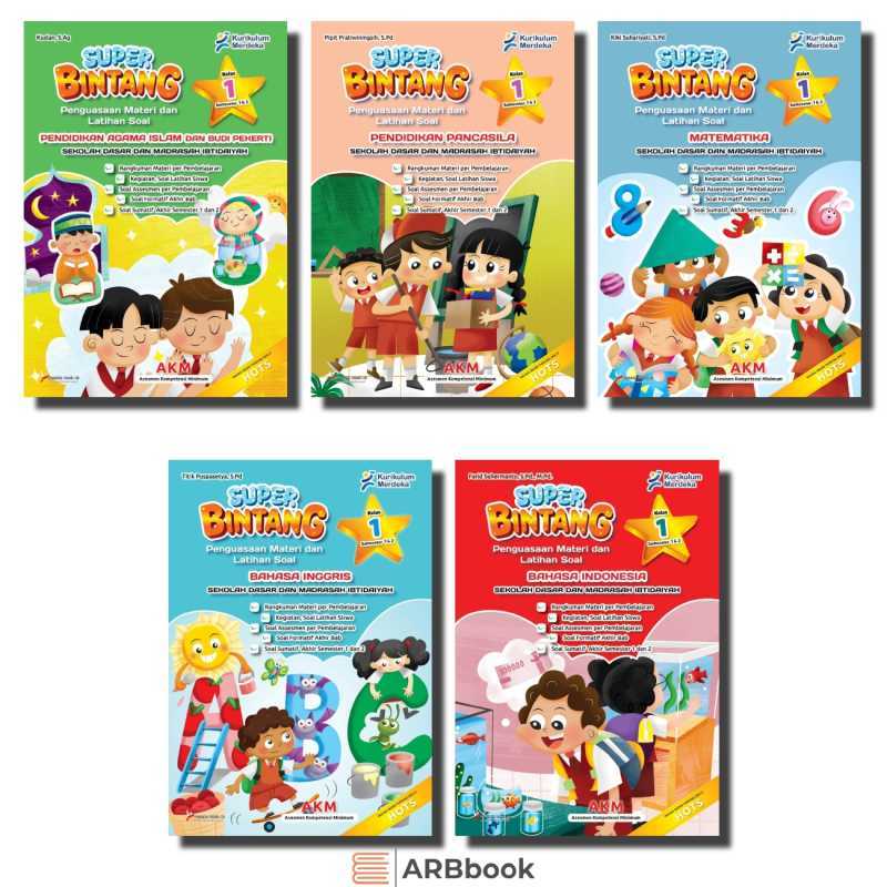 Jual BUKU SUPER BINTANG KELAS 1 SD KURIKULUM MERDEKA - PANCASILA di Seller ARBBook - Cipinang ...