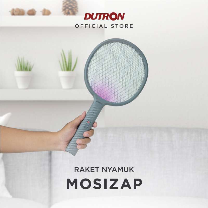 Promo Dutron Raket Nyamuk Listrik Uv Mosizap Rechargeable - 1 Pcs Grey ...