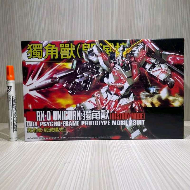Jual Mainan Mokit Rx-o Unicorn 02 Banshee Destroyed Full Psycho Frame ...
