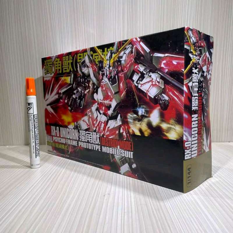 Jual Mainan Mokit Rx-o Unicorn 02 Banshee Destroyed Full Psycho Frame ...