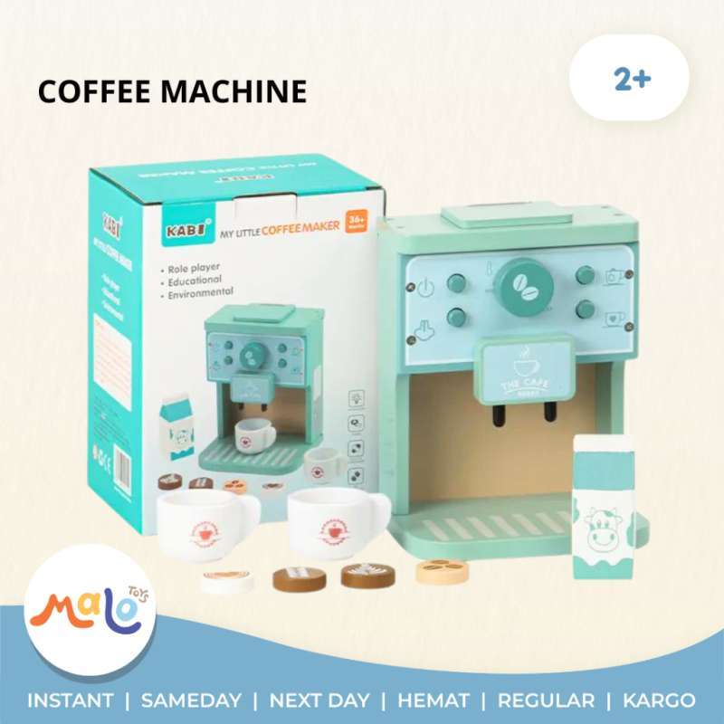 Jual Malotoys - Kabi Coffee Marker Wooden Mesin Kopi Kayu Mainan ...