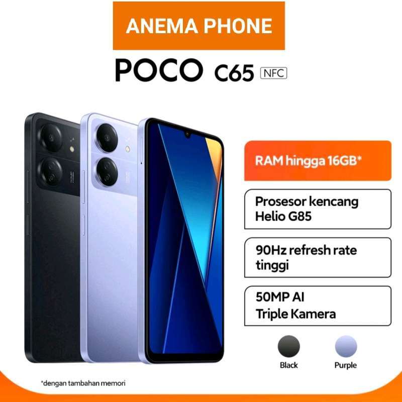 Jual Poco C65 8/256 Resmi Segel - Hitam Di Seller Anema Phone - Lerep ...