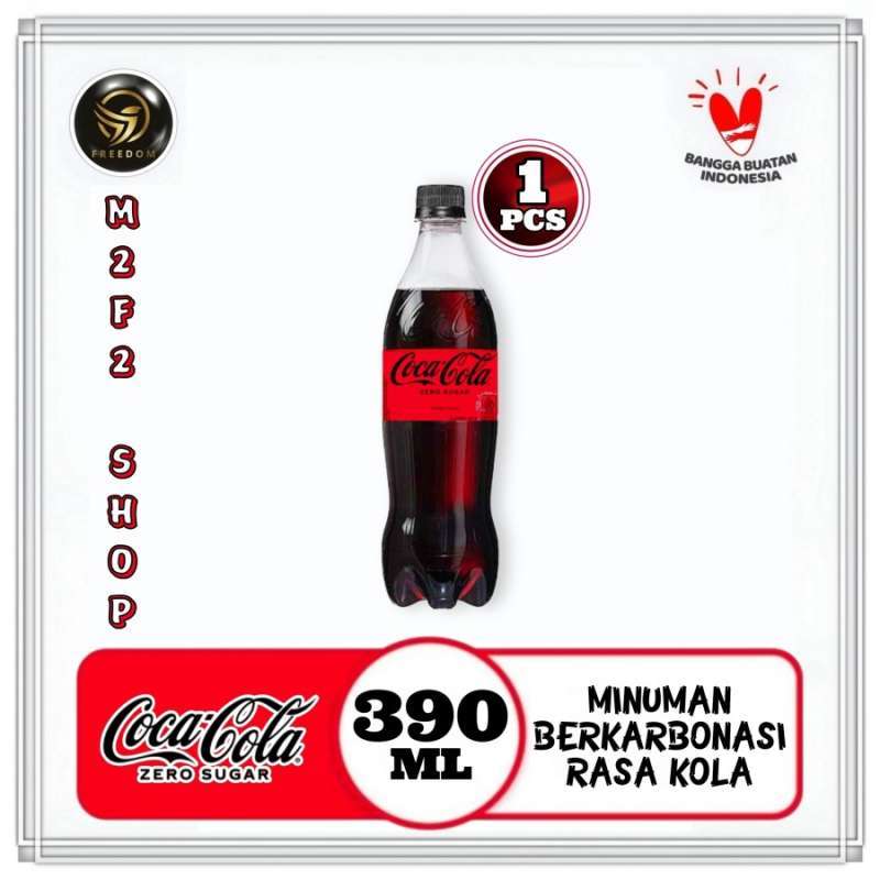 Promo Coca Cola Zero Sugar Minuman Bersoda Botol Plastik Pet - 390 Ml ...