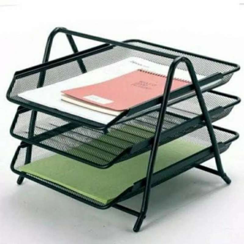 Jual Document Tray 3 Susun ( Besi ) / pack di Seller savagemall ...