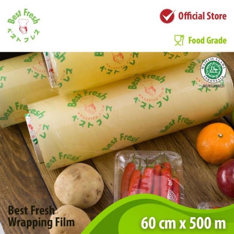 Promo Best Fresh Wrapping Film 60cm x 500m Plastik Wrap Makanan 500 ...