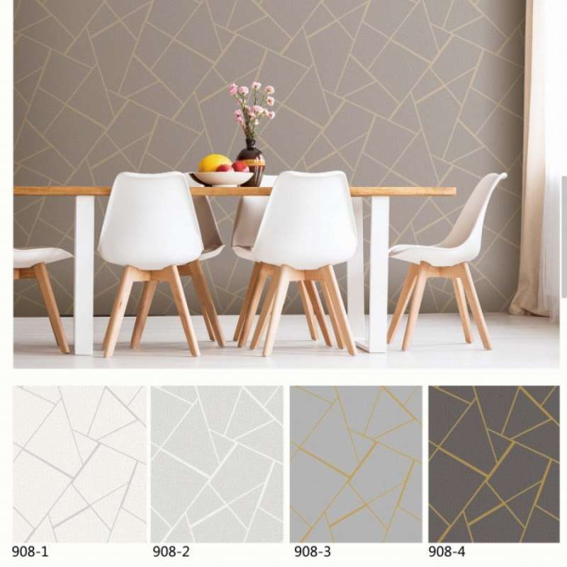 Jual Wallpaper Dinding Motif Geometris Modern Minimalis - 908-7 di ...