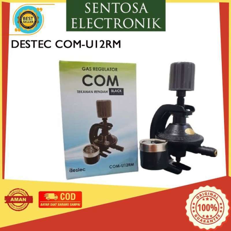 Promo DESTEC COM-U12RM Regulator Double Safety Lock - Dilengkapi ...