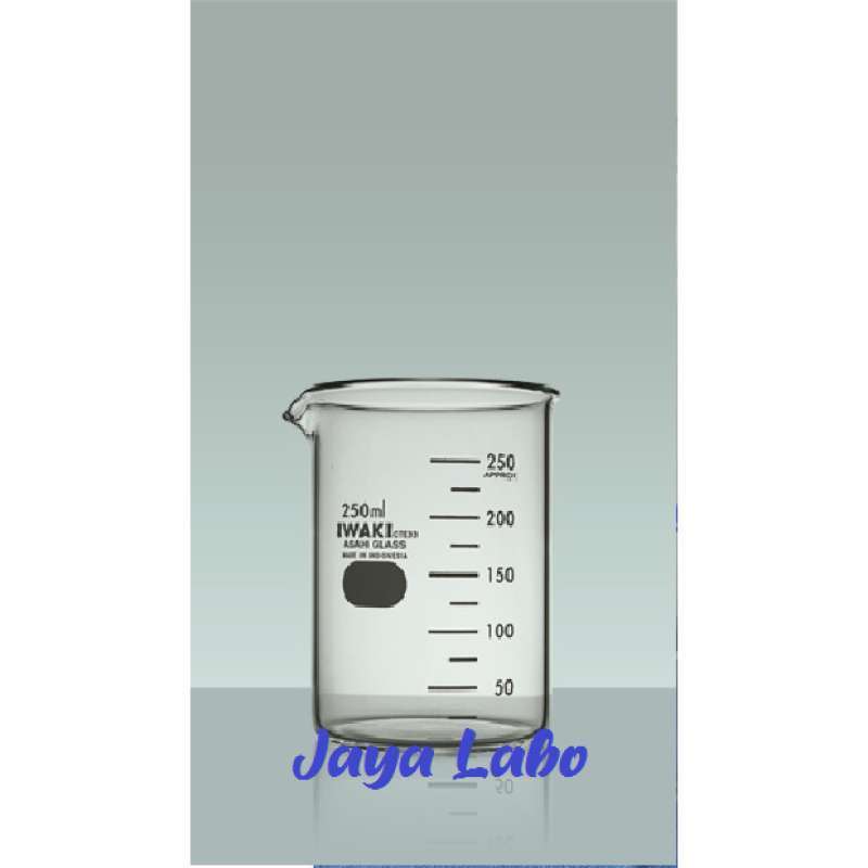 Promo IWAKI BEAKER GLASS Vol. 1.000 ml (1 Liter) / GELAS KIMIA Diskon 33% di Seller Jaya Raga ...