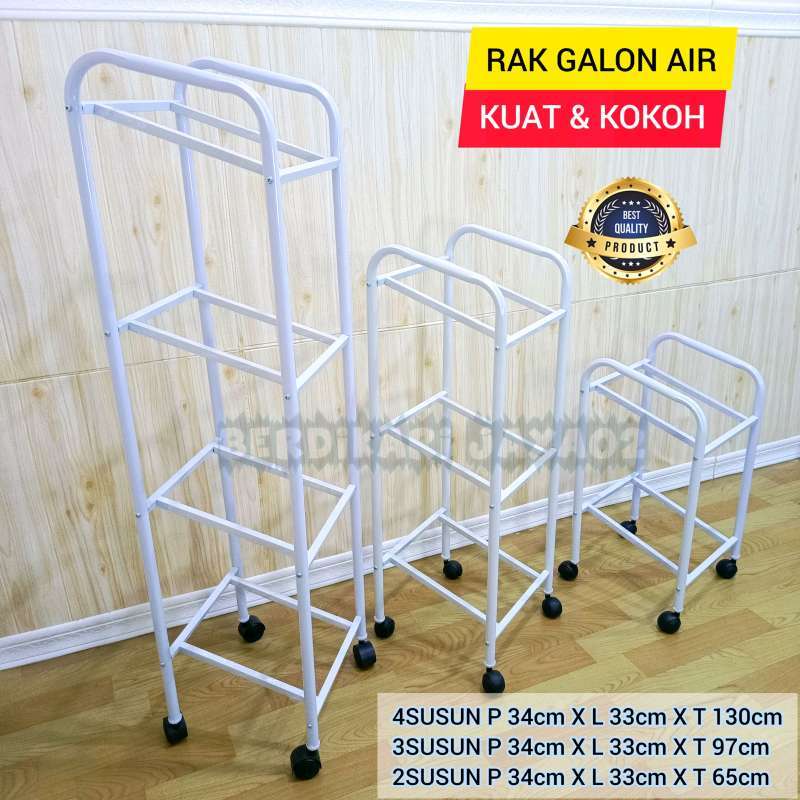 Promo Rak Galon / Tempat Air Galon Kuat Kokoh Ukuran 4 Susun / 3 Susun ...