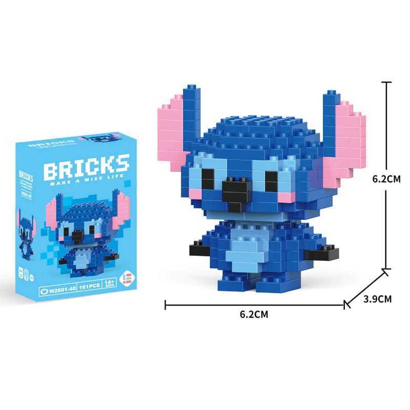 Jual [ DINATA Baby ] Bricks Mini Toys Model Kartun Building Blok Nano ...