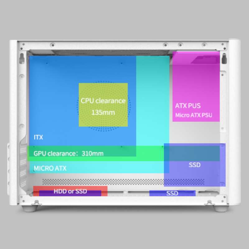 Jual Casing Gaming / Pc Case Matx Emachines Acer Gadget U300 White ...