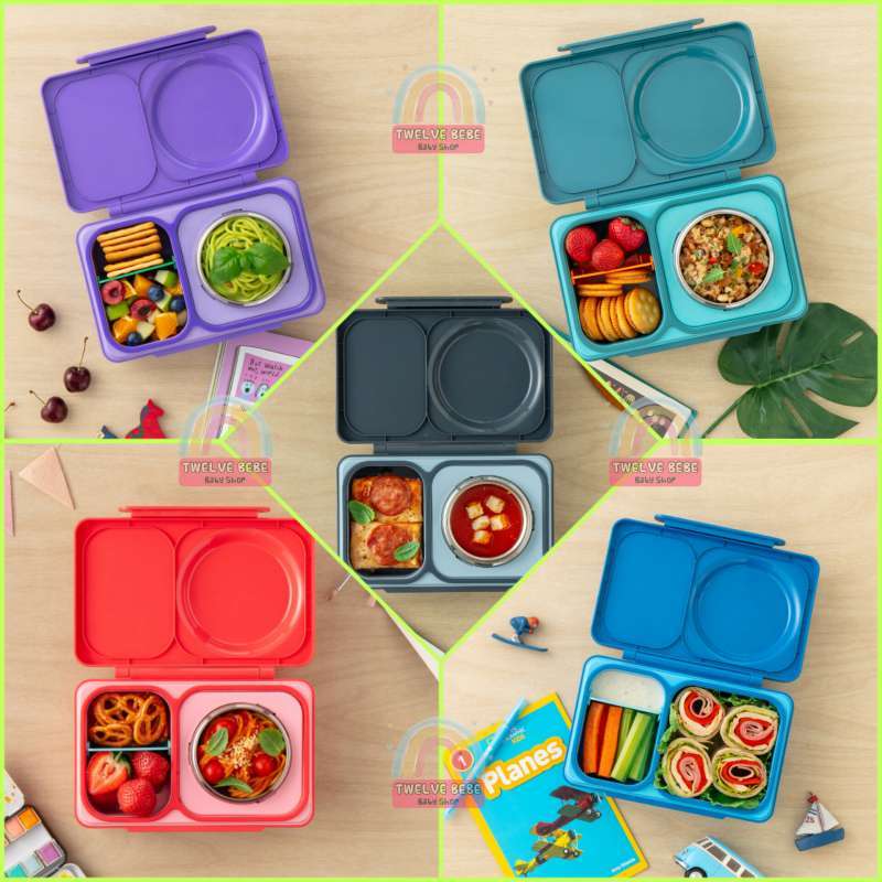 Jual Omiebox Up Insulated Kids Lunch Box / Bento Box / Kotak Bekal ...