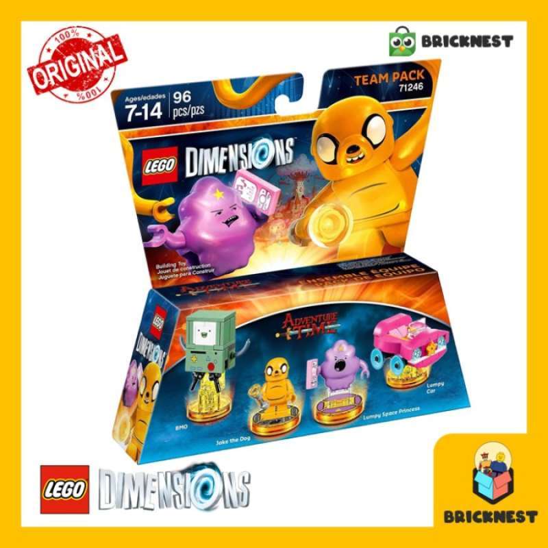Promo Lego 71246 Dimensions - Adventure Time Jake Lumpy Bmo Team Pack ...