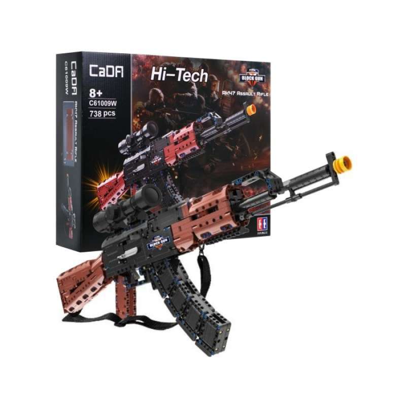 Promo Double E Cada Bricks C61009 Mainan Balok Ak-47 Rifle Diskon 50% ...