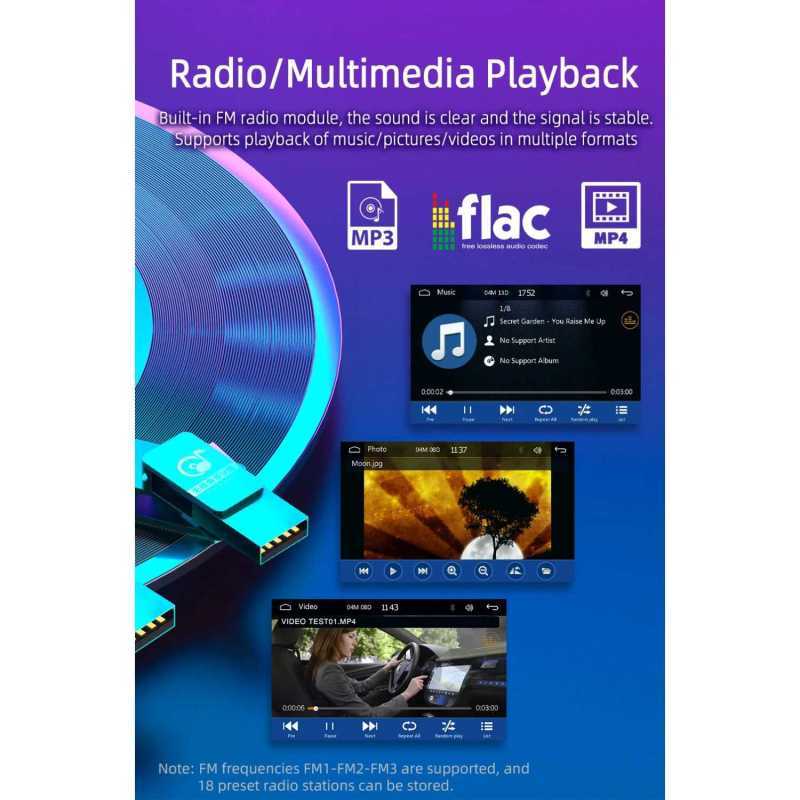 Promo Pangolin Car Audio Touchscreen Fm Mp5 Player Bluetooth Carplay 1 ...