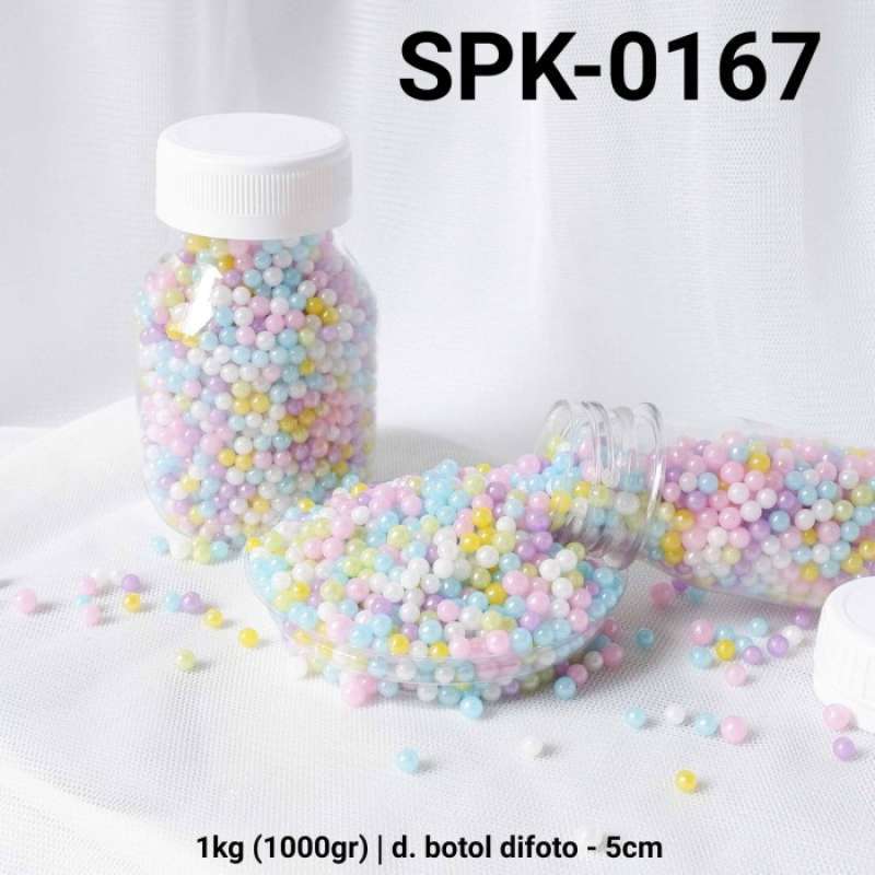 Promo Spk-0167 Sprinkles Sprinkle Sprinkel 1kg 1 Kilo Mutiara Warna ...