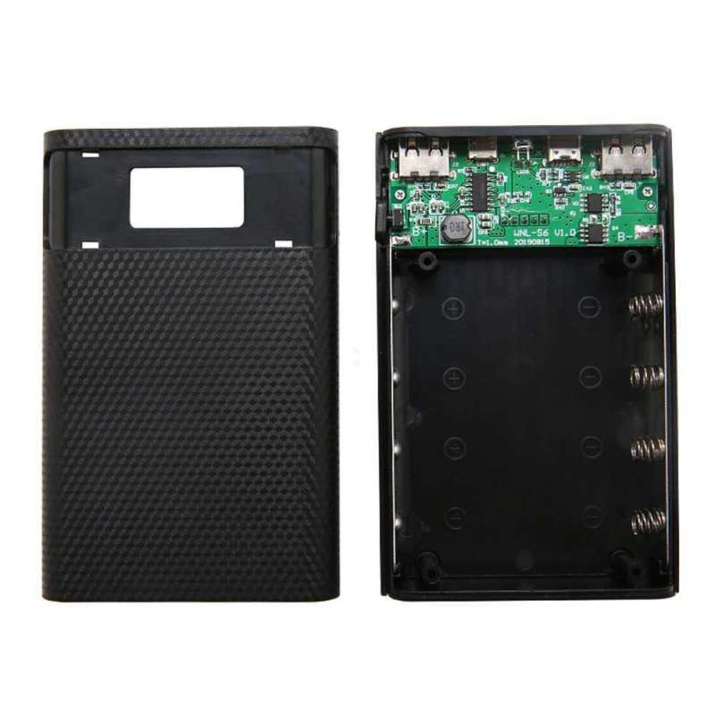 Jual Diy Power Bank Case Usb Type C 4 X 18650 2 Port Ka4 Bank Powerbank ...